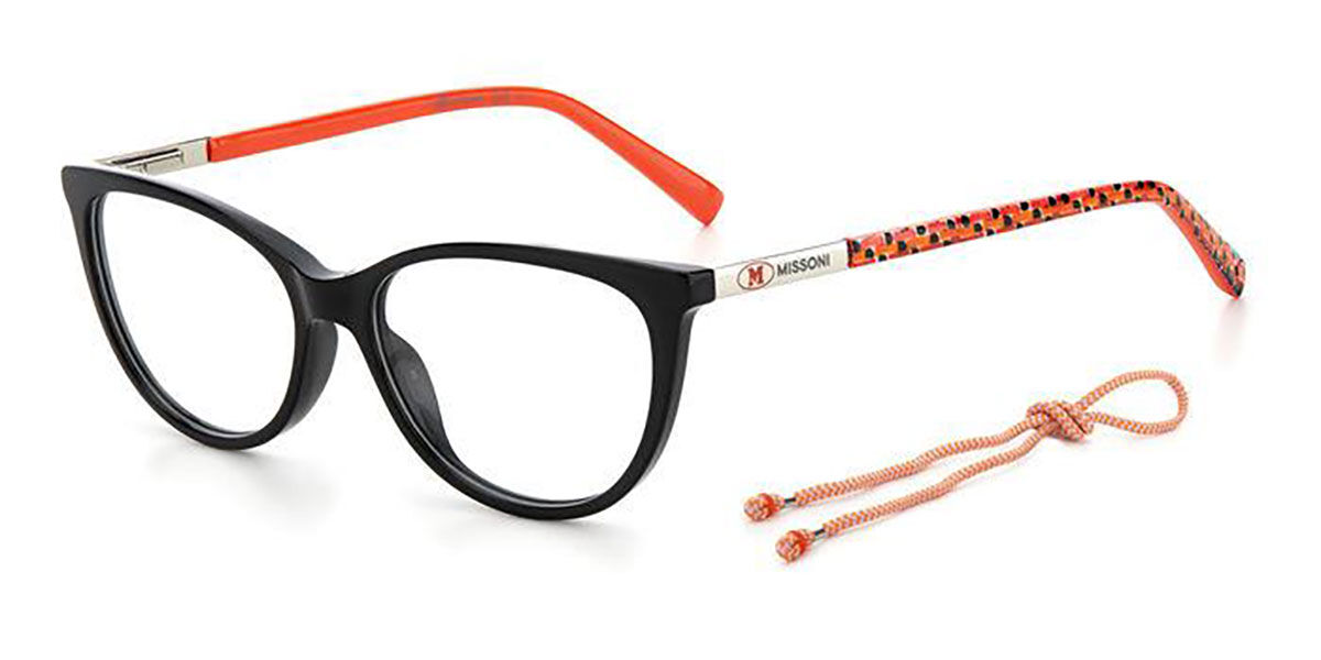 Missoni MMI 0052 DXZ Eyeglasses in Black | SmartBuyGlasses USA