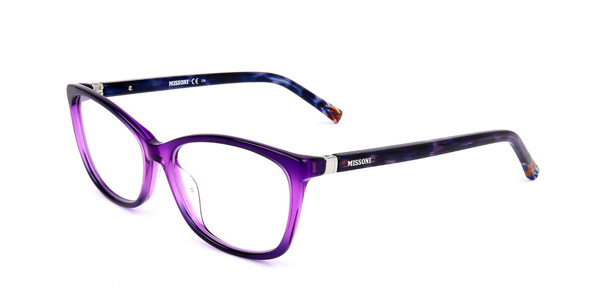 Missoni MIS 0039 X0D Eyeglasses in Transparent Purple | SmartBuyGlasses USA
