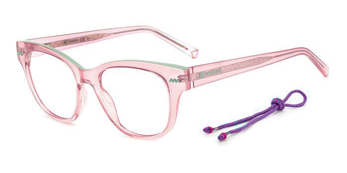 Missoni MMI 0136 35J Square Transparent Light Pink Eyeglasses ...