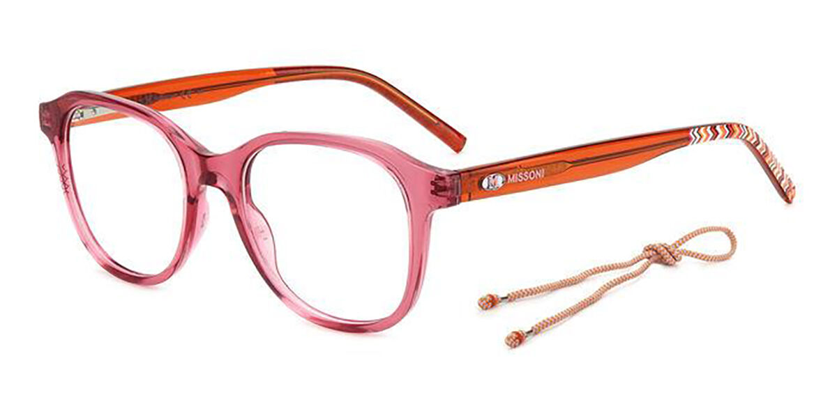 Missoni MMI 0142 8CQ Eyeglasses in Transparent Cherry Red | SmartBuyGlasses USA