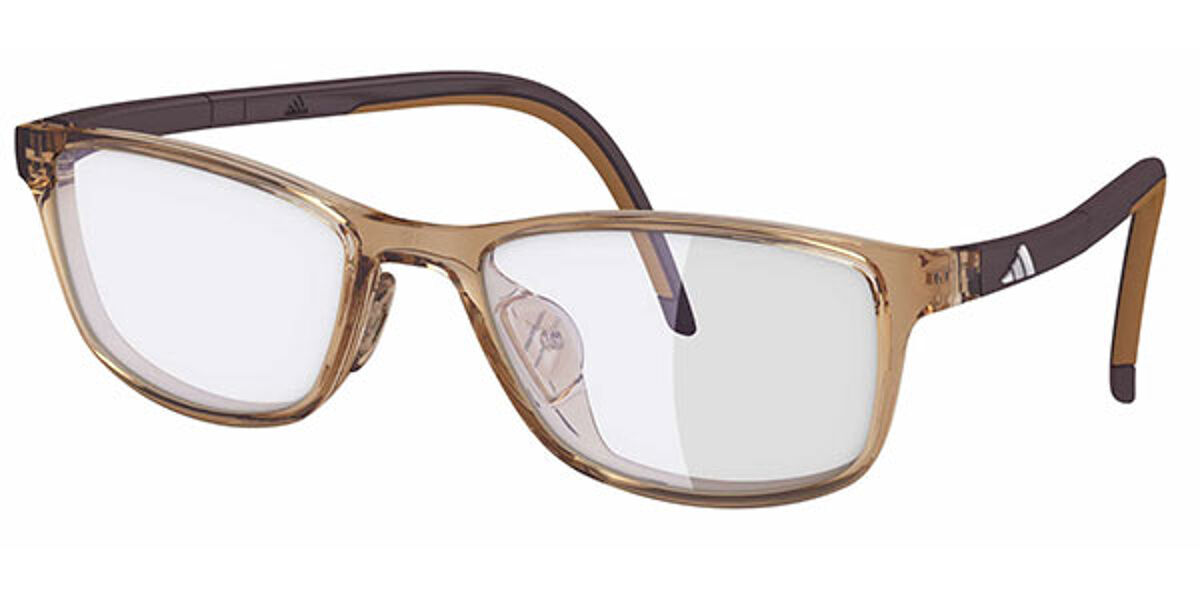 Adidas A008 Invoke Kids 6055 Glasses Brown | VisionDirect Australia