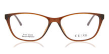 Guess GU 2497 052 Eyeglasses in Brown | SmartBuyGlasses USA