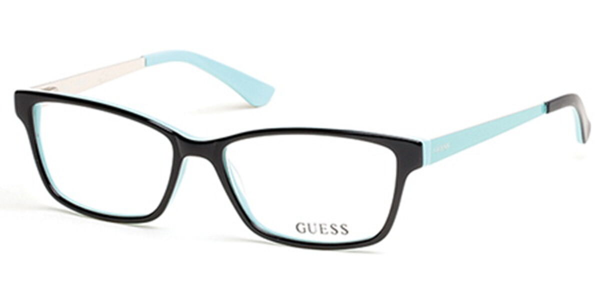Guess GU 2538 005 Eyeglasses in Black | SmartBuyGlasses USA