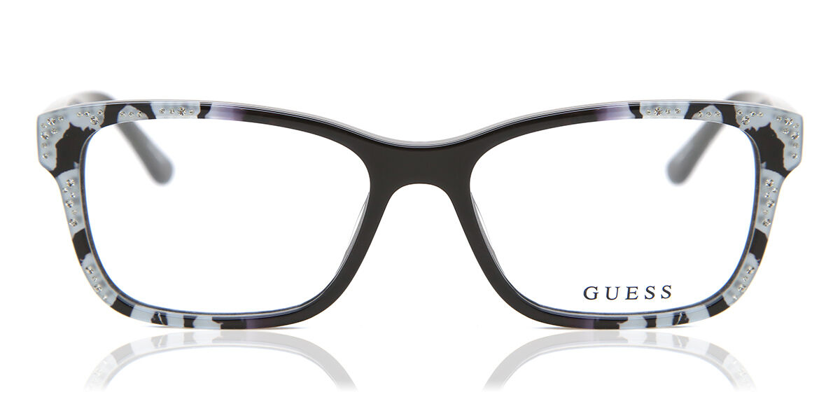 Guess GU2553 001 Eyeglasses in Grey | SmartBuyGlasses USA