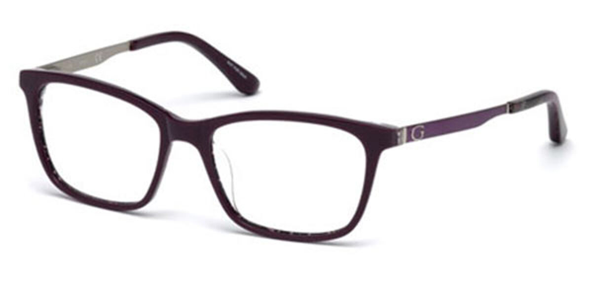 Guess GU2630 083 Eyeglasses in Purple | SmartBuyGlasses USA