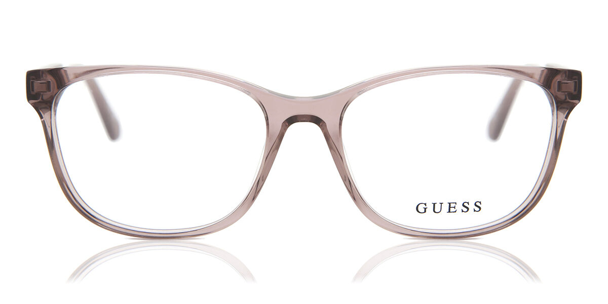 Guess GU2717 081 Eyeglasses in Transparent Brown | SmartBuyGlasses USA