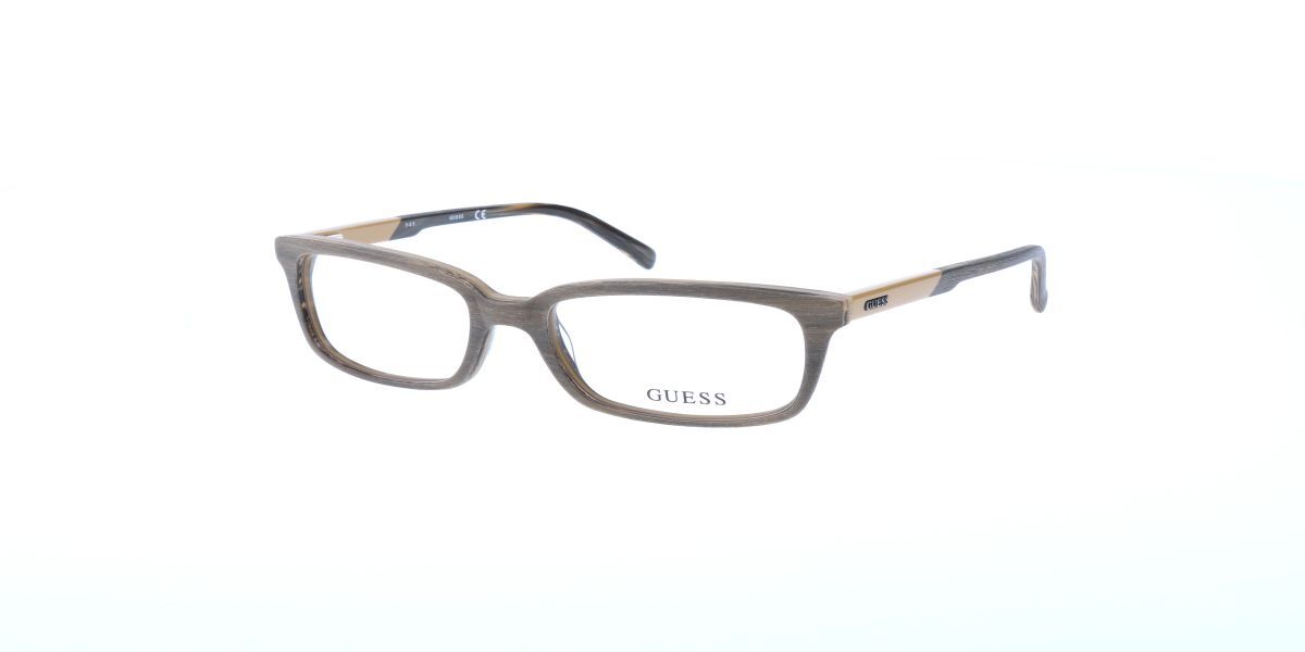 Guess GU1846 K57 Rectangle Grey Eyeglasses | SmartBuyGlasses US