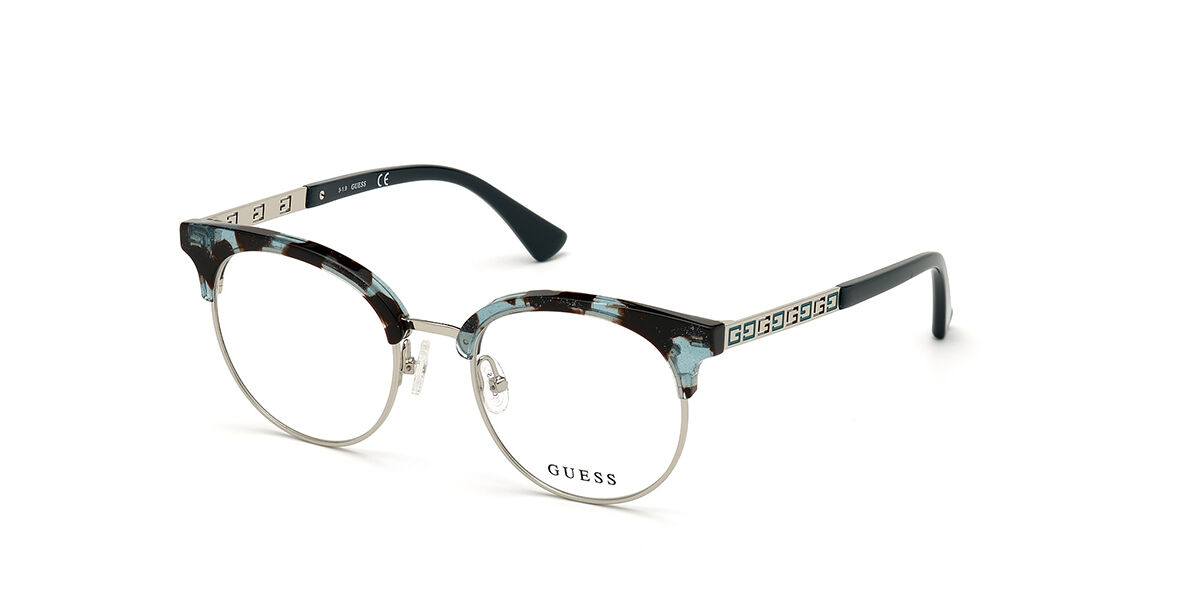 Guess GU2744 089 Eyeglasses in Blue Havana | SmartBuyGlasses USA