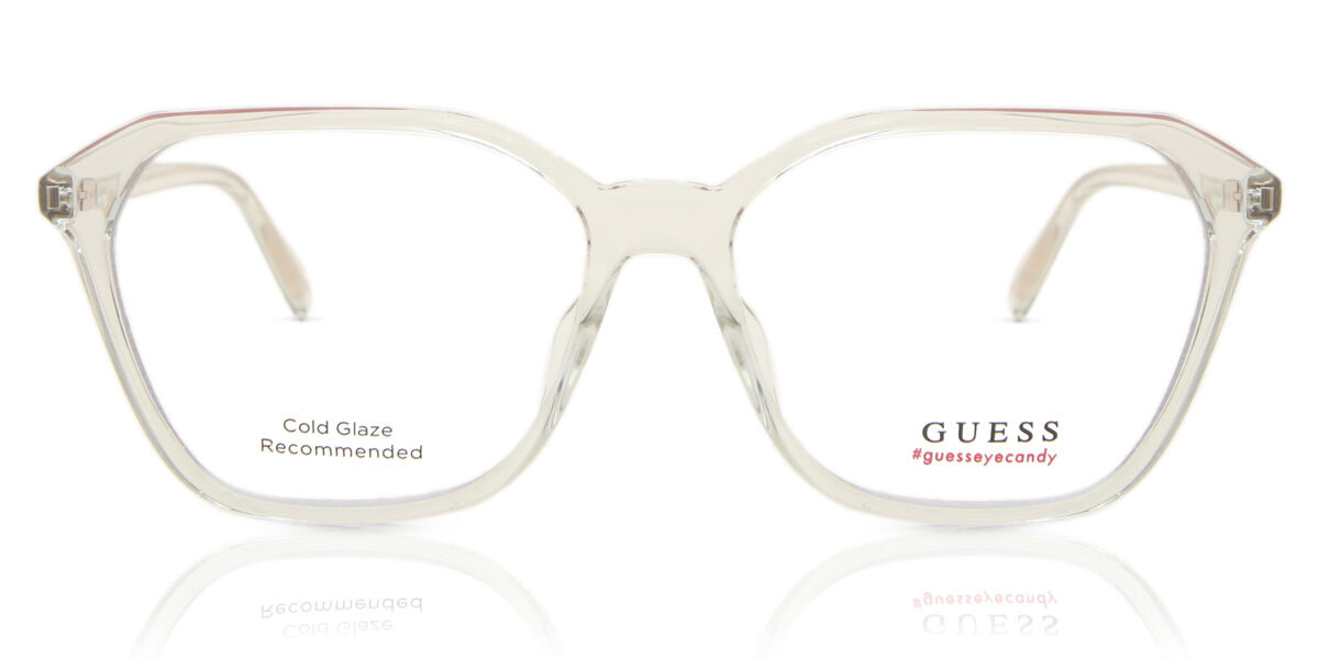 Guess GU 3052 020 Glasses Transparent Pink | VisionDirect Australia