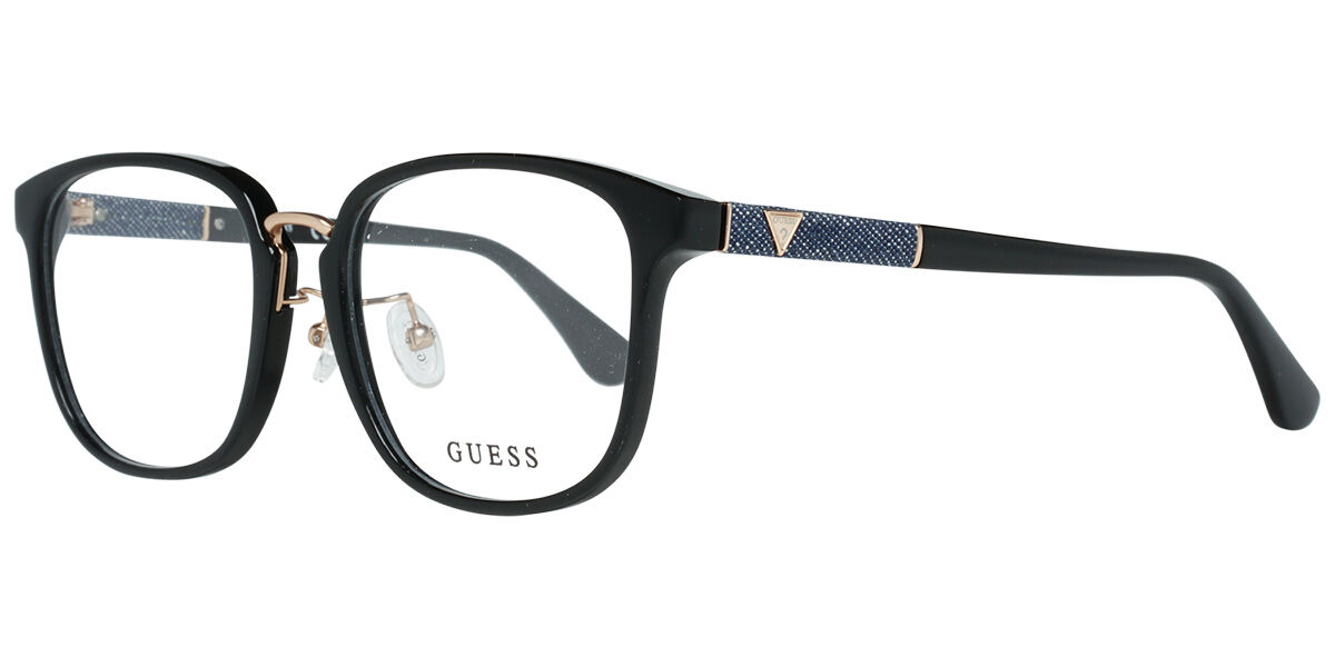 Guess GU2636-D Asian Fit 53001 Eyeglasses in Black | SmartBuyGlasses USA