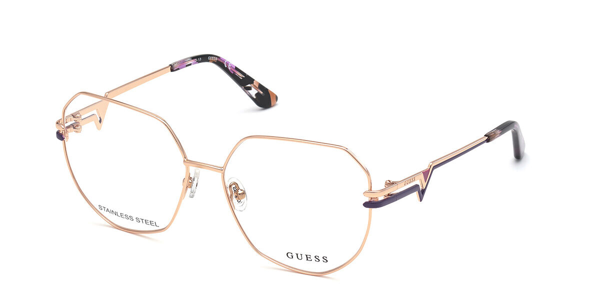 Guess GU2829 083 Eyeglasses in Gold | SmartBuyGlasses USA