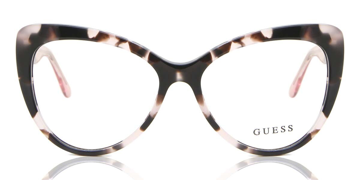Guess GU2837 074 Eyeglasses in Havana | SmartBuyGlasses USA