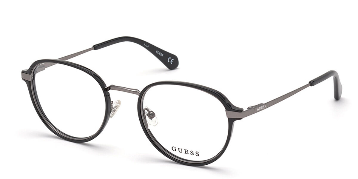 Guess GU 50064 005 Eyeglasses in Black Clear | SmartBuyGlasses USA