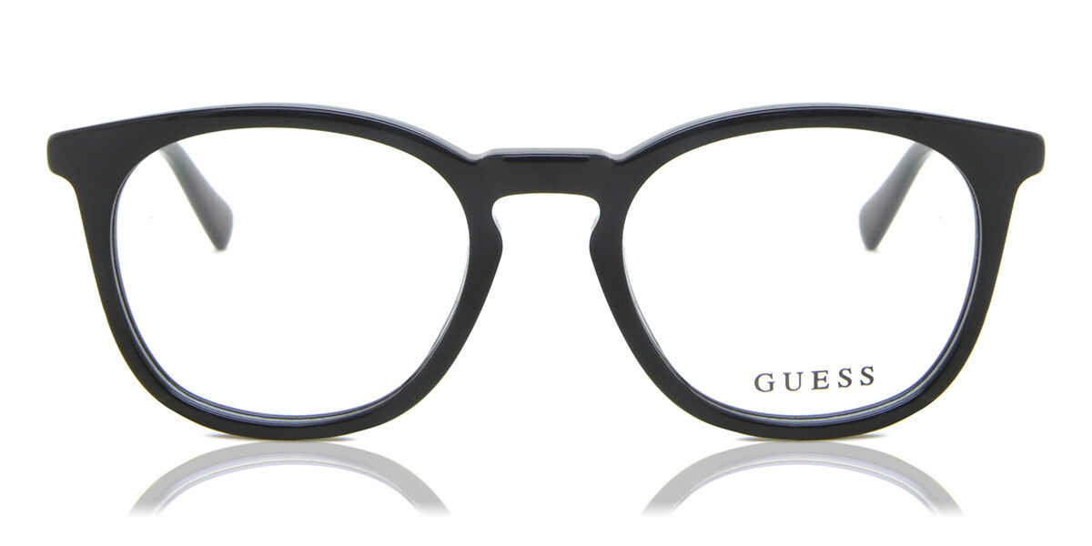 Guess GU50053 001 Eyeglasses in Shiny Black | SmartBuyGlasses USA