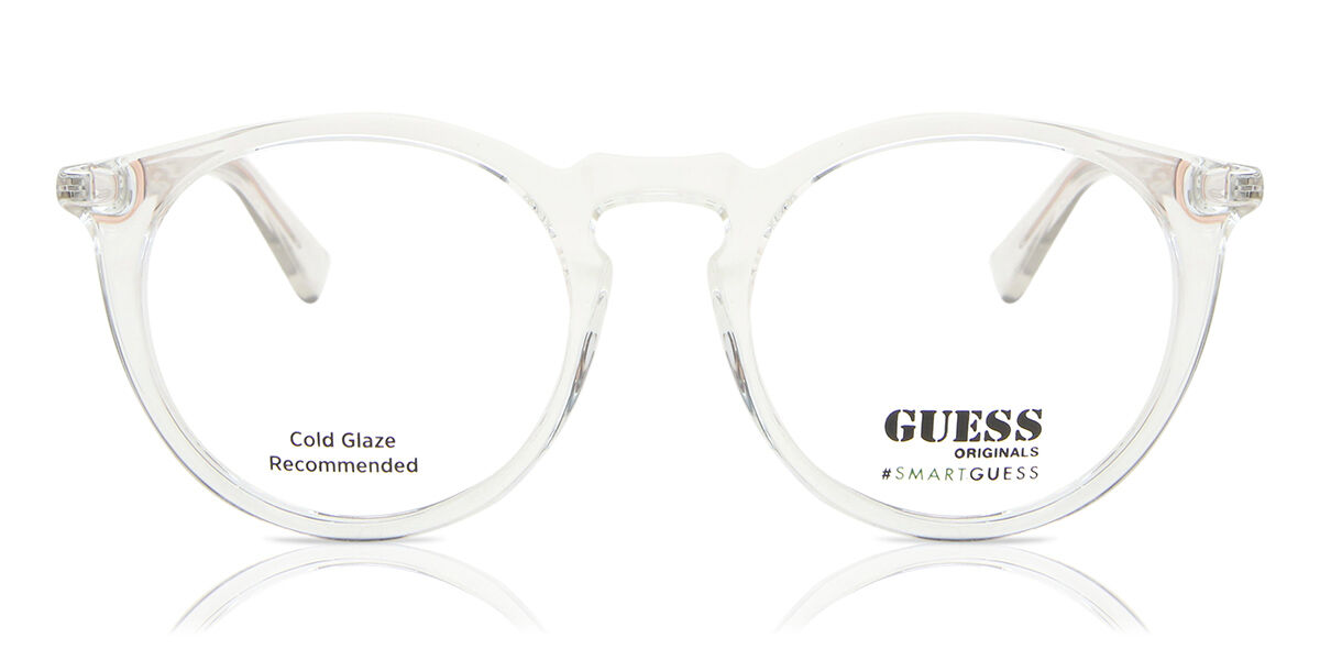 Lentes Recetados Guess GU8236 026 Transparent White | LentesWorld México