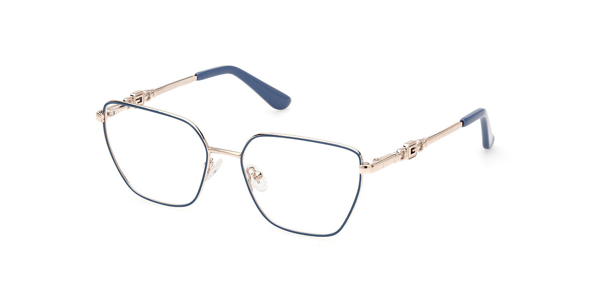 Guess GU2952 092 Eyeglasses in Blue | SmartBuyGlasses USA