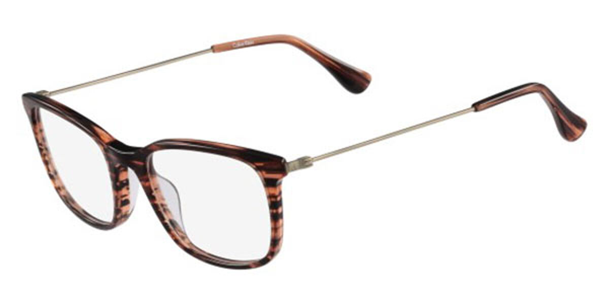 CK 5929 231 Eyeglasses in Striped Brown | SmartBuyGlasses USA