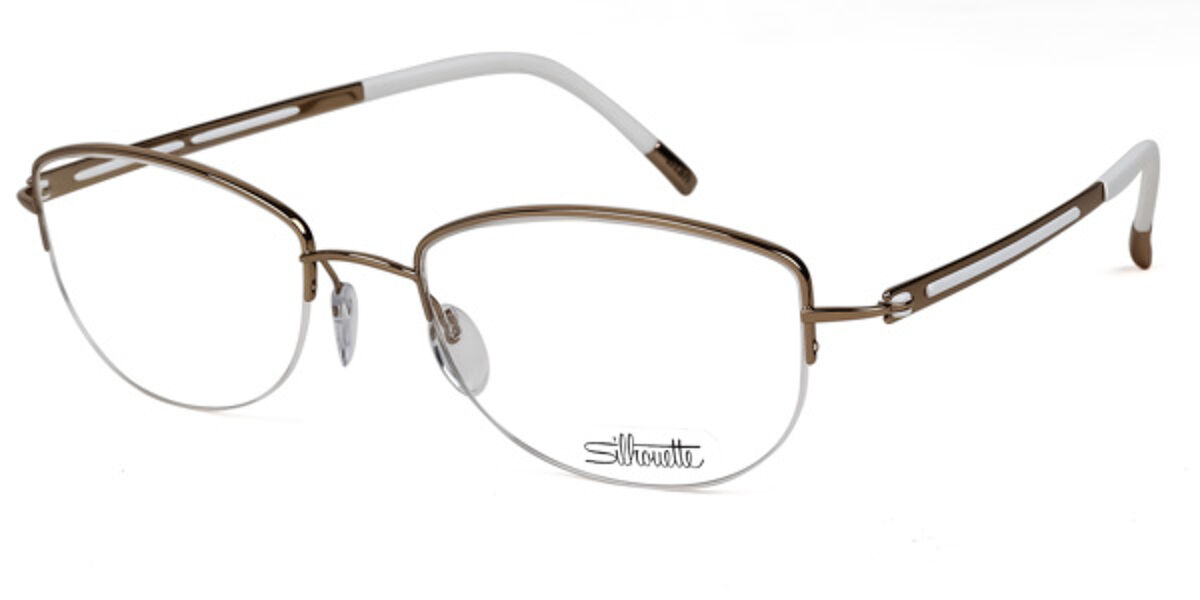Silhouette TITAN HARMONY NYLOR 4372 6052 Eyeglasses in Gold ... Silhouette TITAN HARMONY NYLOR 4372 6052 Eyeglasses in Gold ...