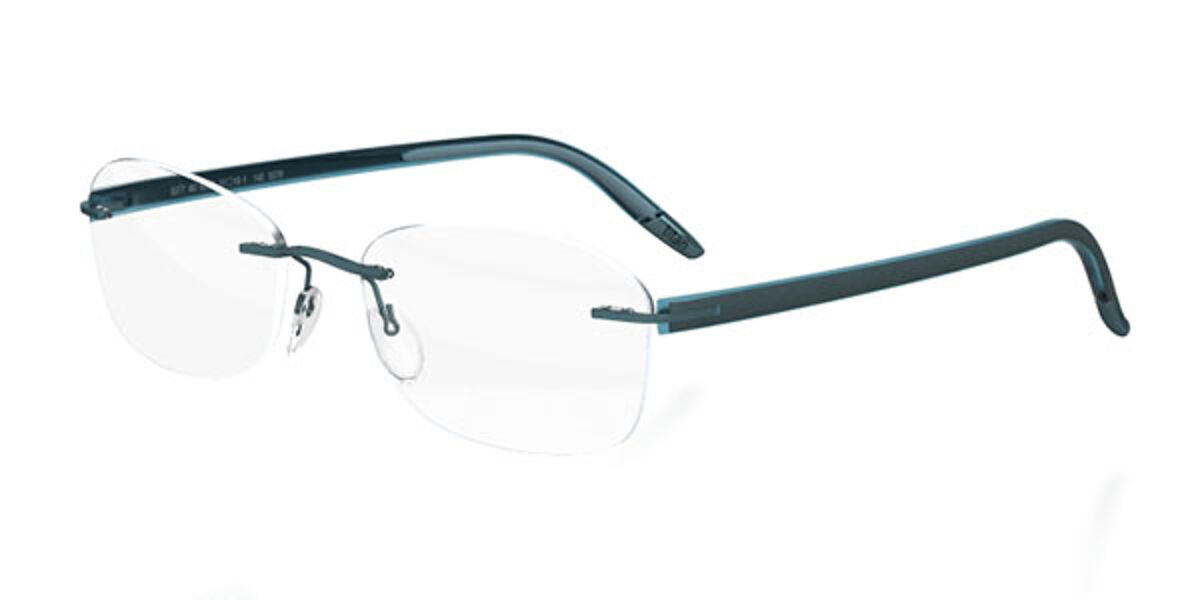 Silhouette SPX SIGNIA 4381 6056 Eyeglasses in Green | SmartBuyGlasses USA