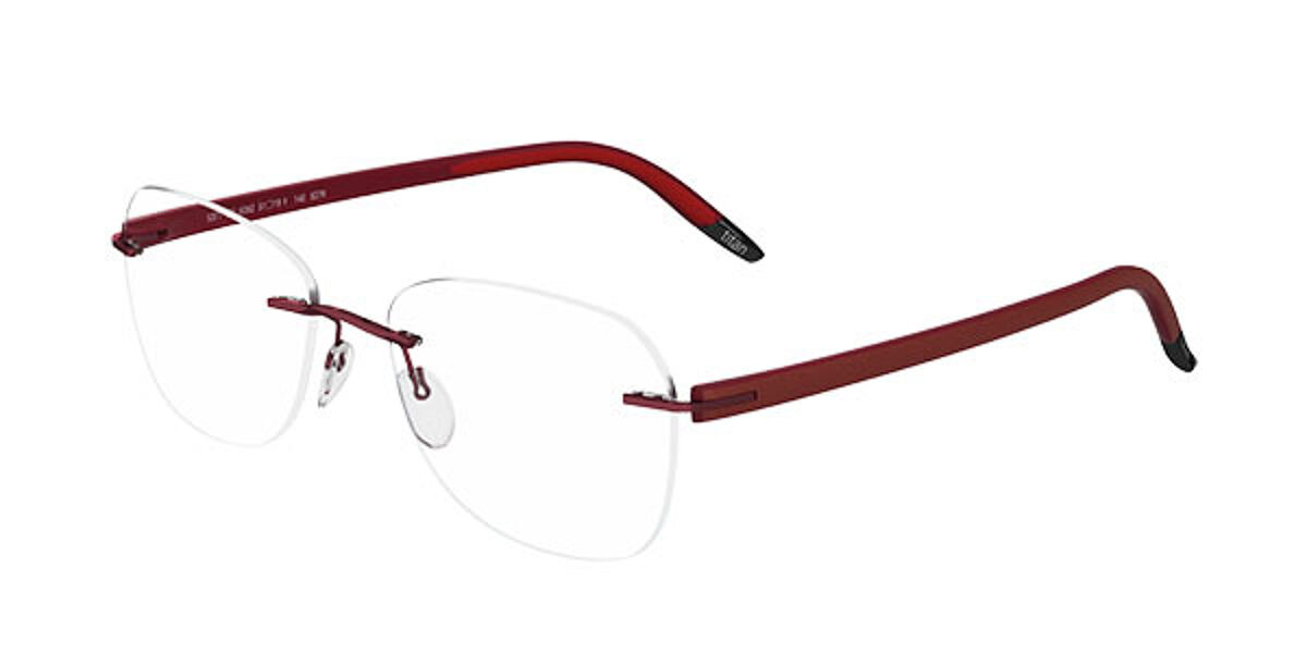 Silhouette SPX Signia 5379 6057 Glasses Red | VisionDirect Australia
