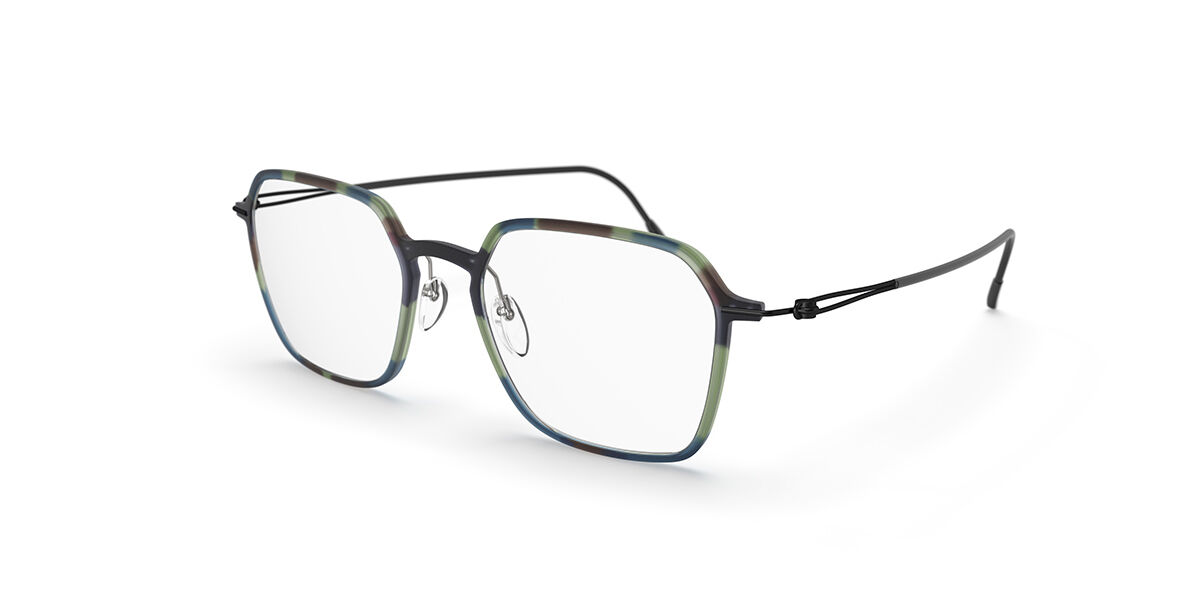 Silhouette Lite Spirit 2927 5640 Glasses Moss/Black | VisionDirect ...
