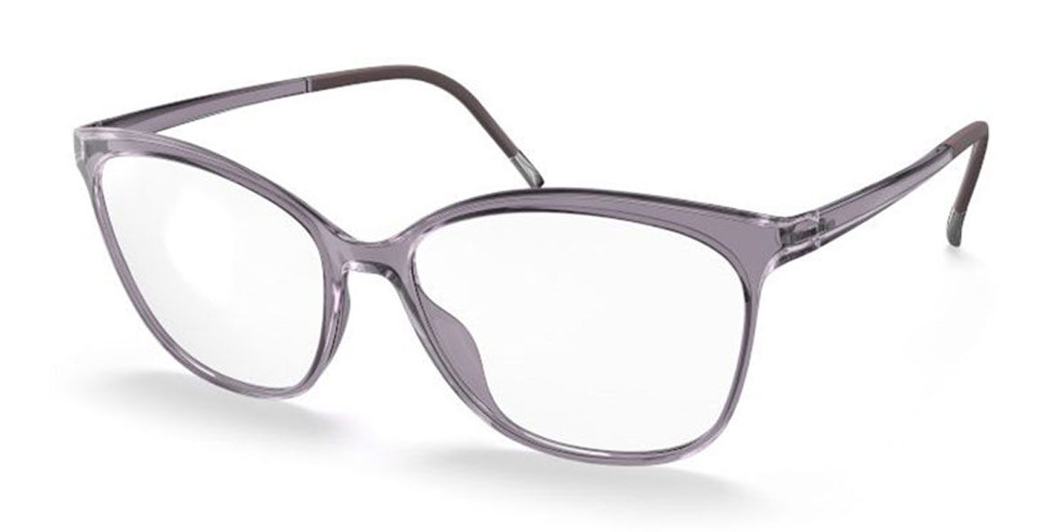 Silhouette Eos View 1596 4010 Glasses Transparent Grey | VisionDirect ...