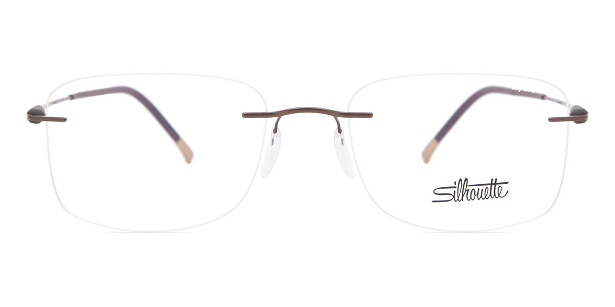 Silhouette Purist 5561 6040 Glasses Harmonious Brown | VisionDirect ...
