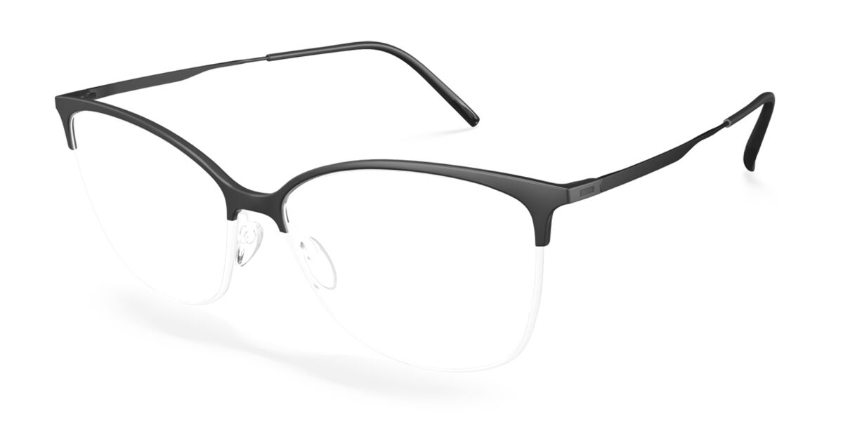 Silhouette Urban Fusion 1608 9140 Eyeglasses in Black/White ...