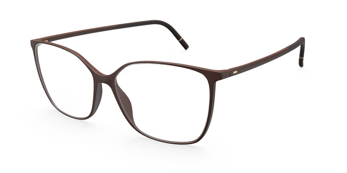 Silhouette Pure Wave 1612 6030 Eyeglasses in Brown | SmartBuyGlasses USA