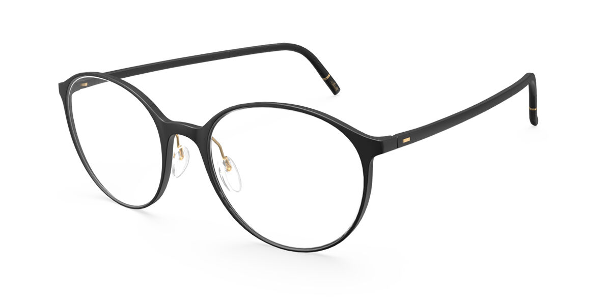 Silhouette Pure Wave 2953 9030 Eyeglasses in Black | SmartBuyGlasses USA