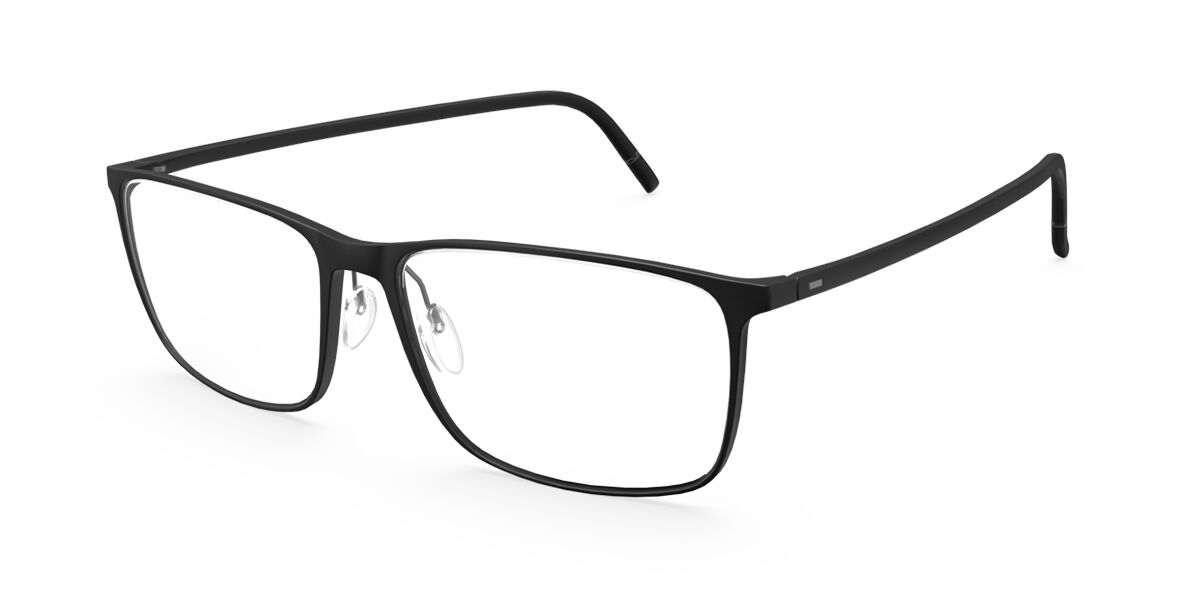 Silhouette Pure Wave 2955 9060 Eyeglasses in Black | SmartBuyGlasses USA