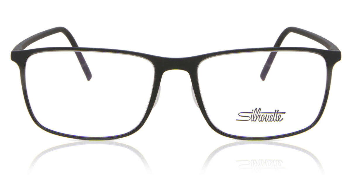 Silhouette Pure Wave 2955 9060 Eyeglasses in Black | SmartBuyGlasses USA