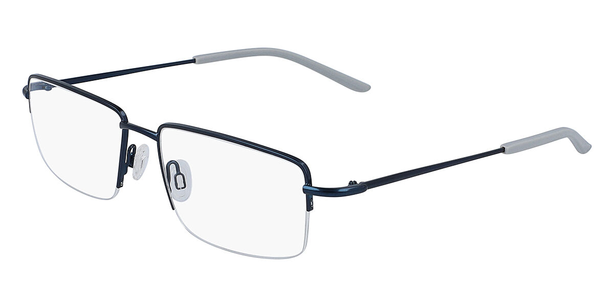 Nike 8182 401 Eyeglasses in Satin Navy Blue | SmartBuyGlasses USA