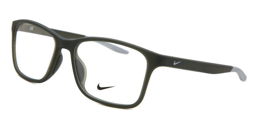 Nike 7117 305 Eyeglasses in Matte Dark Green | SmartBuyGlasses USA