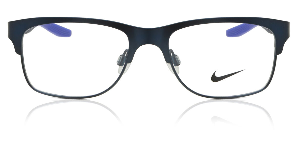 Nike 5590 410 Eyeglasses in Satin Navy Blue | SmartBuyGlasses USA