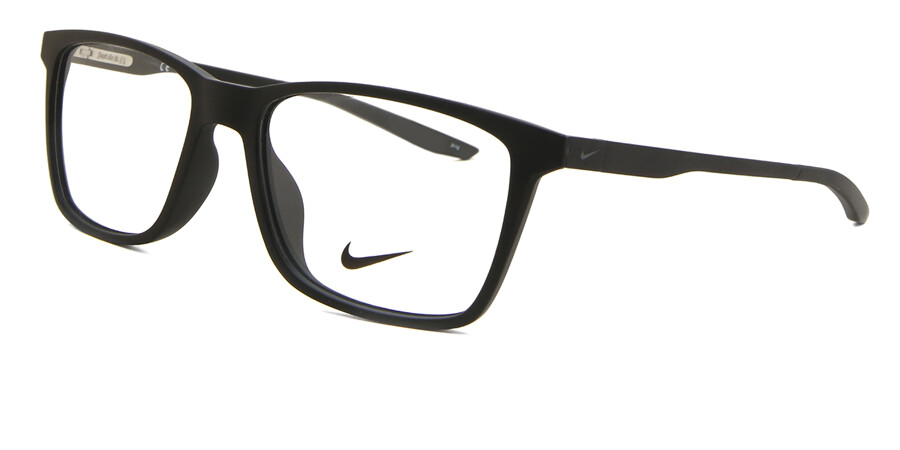 Nike 7286 001 Square Matte Black Eyeglasses | SmartBuyGlasses US
