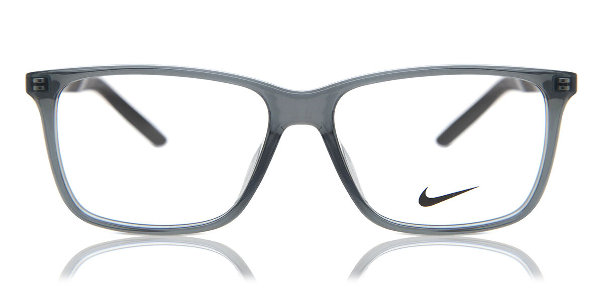 Nike 7258 034 Eyeglasses in Transparent Dark Grey | SmartBuyGlasses USA