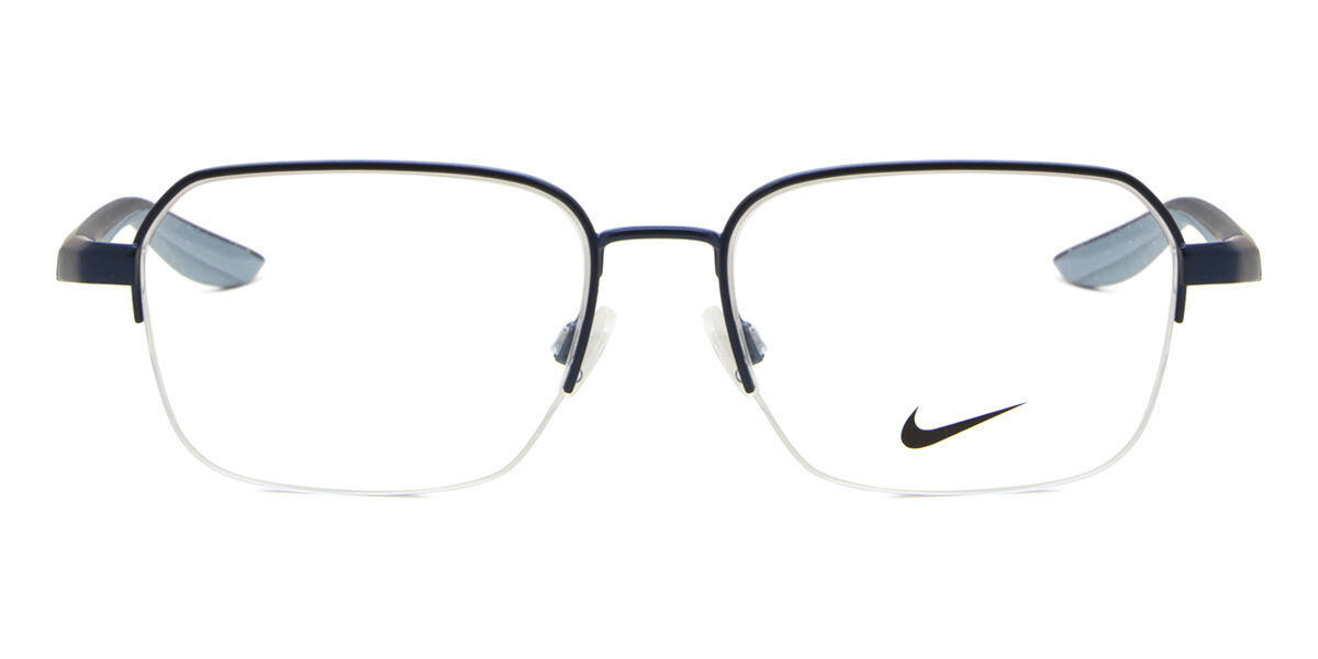 Nike 8152 410 Eyeglasses in Satin Navy Blue | SmartBuyGlasses USA
