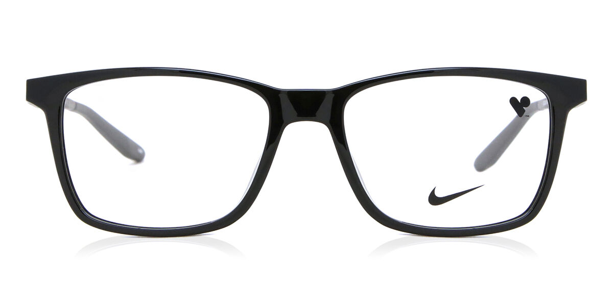 Nike 7286 011 Square Glossy Black Eyeglasses | SmartBuyGlasses US