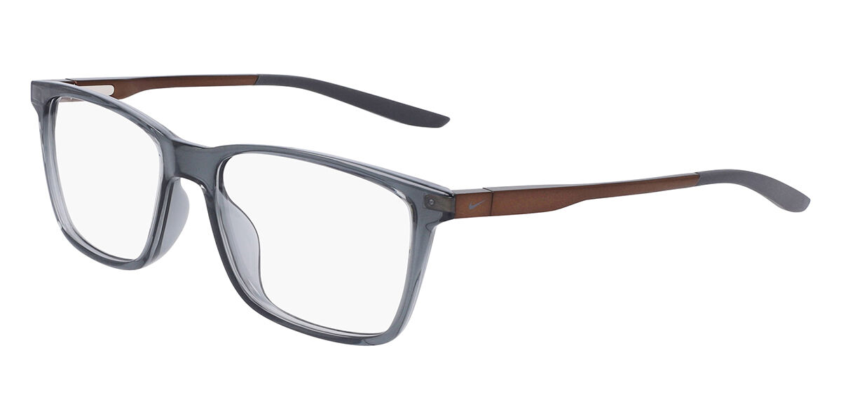 Nike 7286 035 Eyeglasses in Transparent Grey | SmartBuyGlasses USA