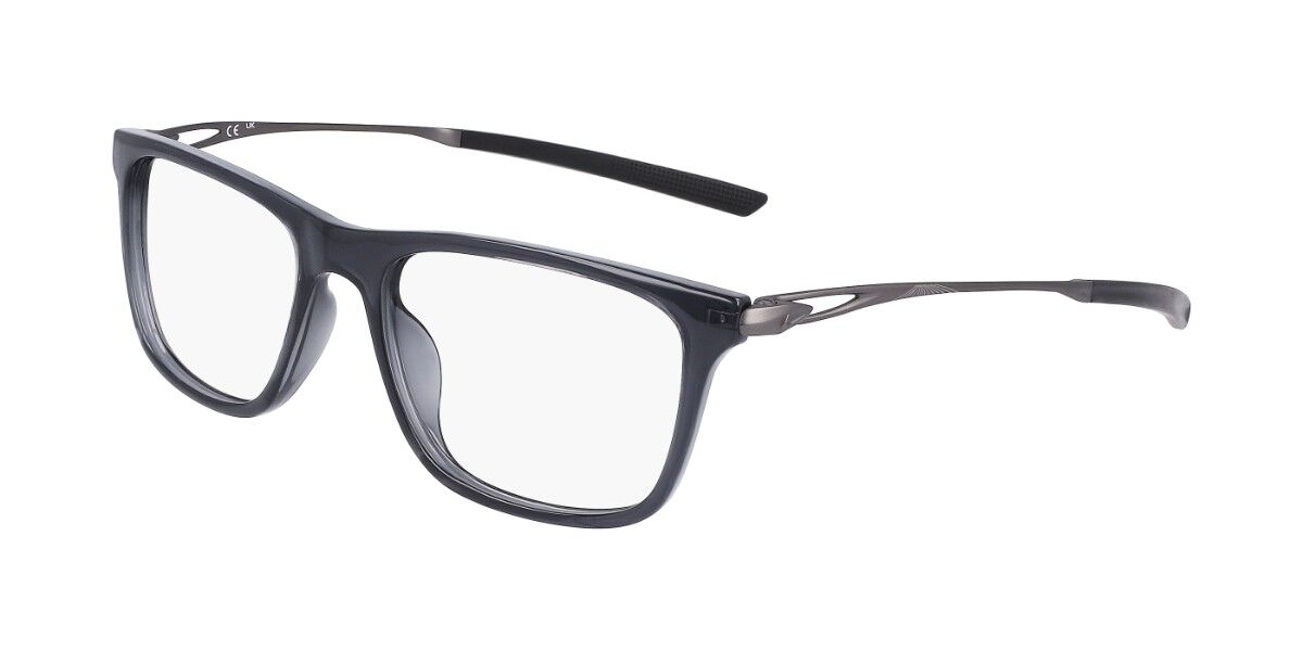 Nike 7150 034 Eyeglasses in Transparent Dark Grey | SmartBuyGlasses USA