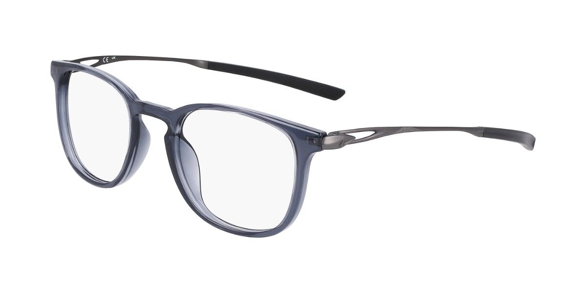 Nike 7151 034 Eyeglasses in Transparent Dark Grey | SmartBuyGlasses USA