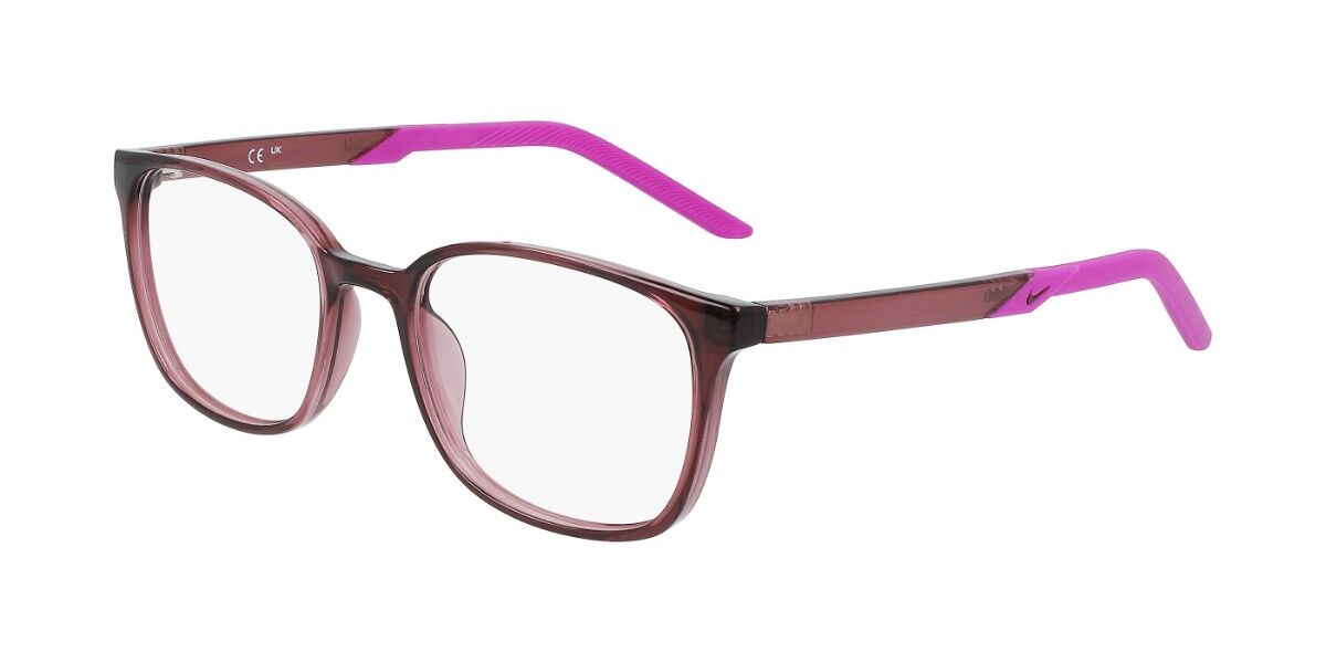 Nike 7270 604 Eyeglasses in Transparent Plum Brown | SmartBuyGlasses USA