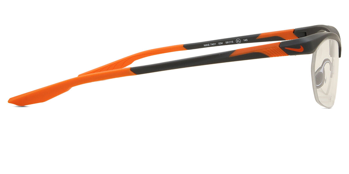 Nike 7401 034 Eyeglasses in Matte Dark Grey | SmartBuyGlasses USA