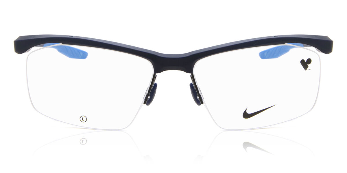 Nike 7402 410 Glasses Matte Midnight Navy Blue | VisionDirect Australia