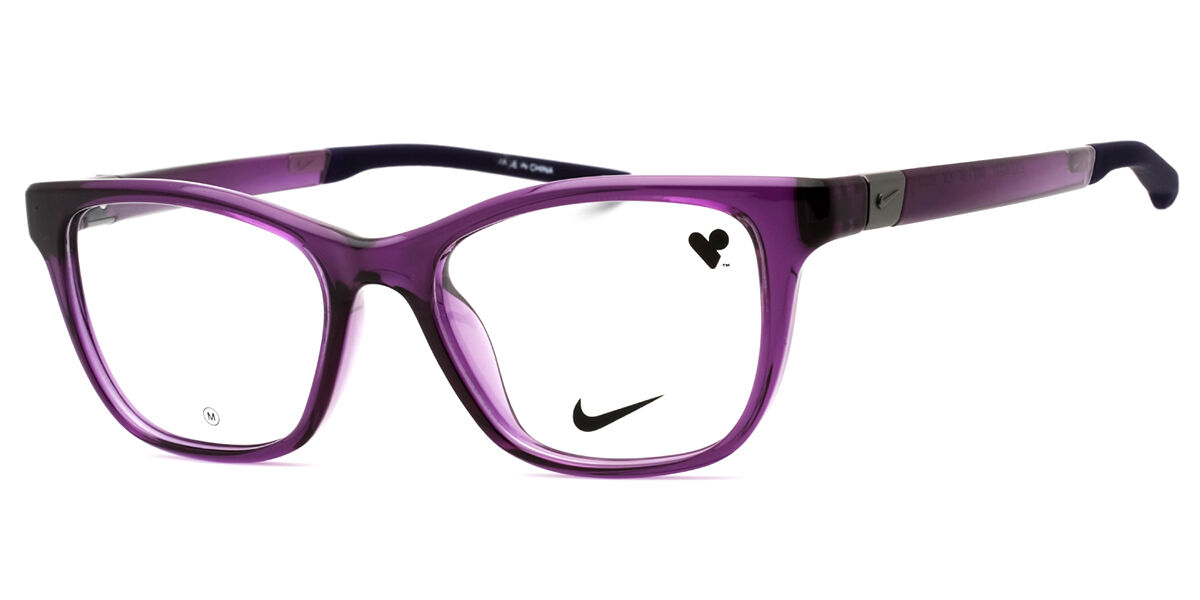 Nike 7154 524 Eyeglasses in Opaque Disco Purple | SmartBuyGlasses USA