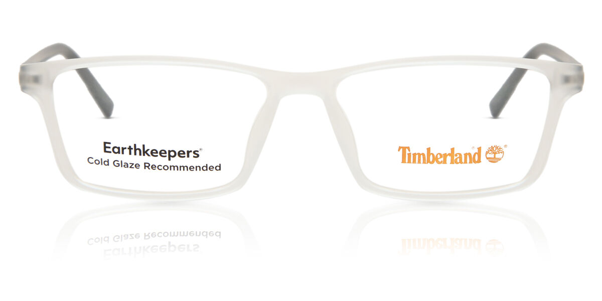 Timberland TB1732 026 Rectangle Matte Clear Eyeglasses | Vision Direct ...