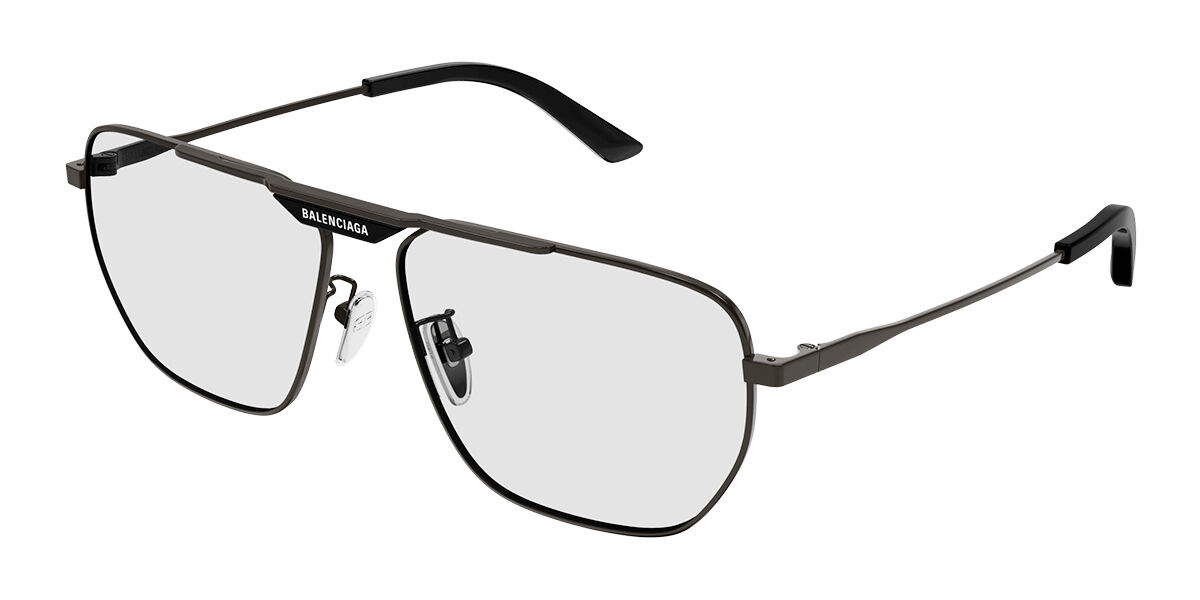 Balenciaga BB0298SA Asian Fit 005 Glasses Grey | VisionDirect Australia