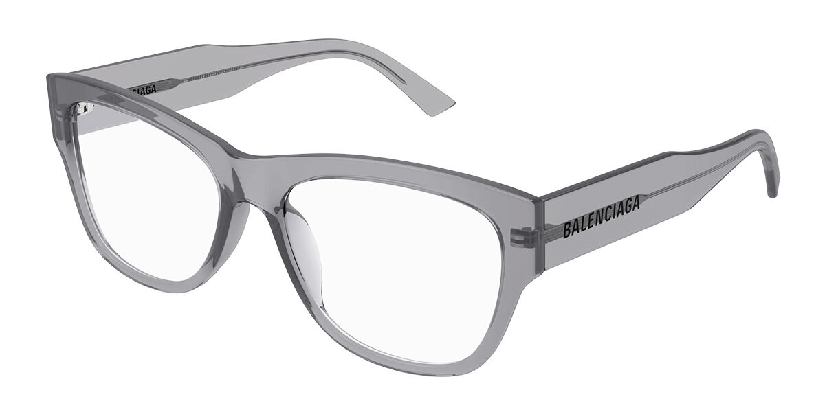 Lentes Recetados Balenciaga BB0309O Asian Fit 005 Transparent Grey ...