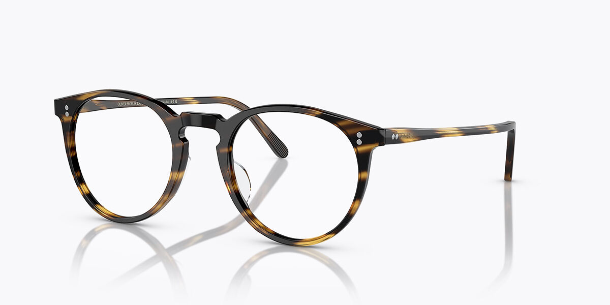 Oliver Peoples OV5183 O'Malley 1003 Eyeglasses in Striped Cocobolo ...